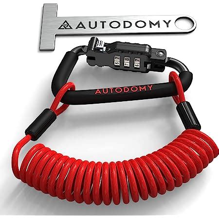Amazon Fr Autodomy Antivol Casque Moto Cadenas Casque Moto