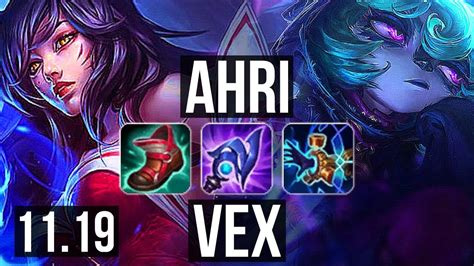 AHRI Vs VEX MID Rank 7 Ahri 11 2 3 Dominating BR Challenger