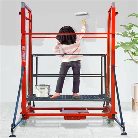 500kg 2 10m Mobile Scaffoldings Automatic Lift Platform Lifting