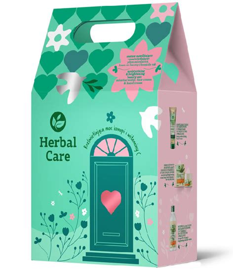 Zestaw Herbal Care konopie 3 elementy płyn micelarny krem do twarzy