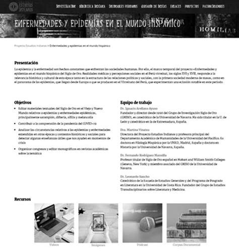 Noticia Sobre La Plataforma De Humanidades Digitales Estudios Indianos