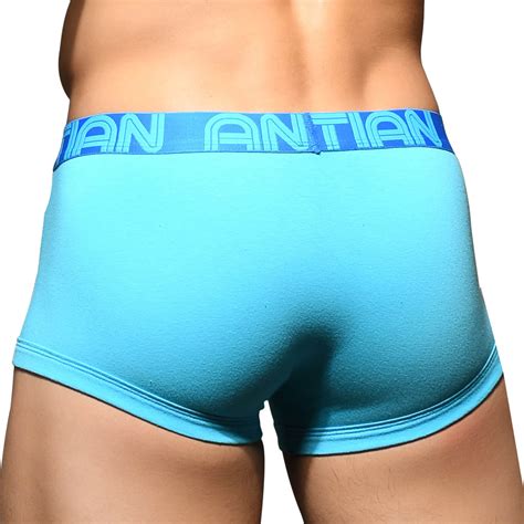 Andrew Christian Boxer Almost Naked Fly Tagless Bleu Turquoise Inderwear