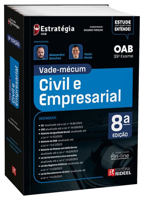 Vade Mecum Civil E Empresarial Edi O Exame De Ordem