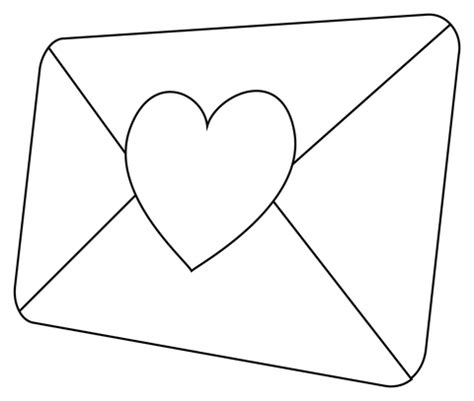 Desenho De Carta De Amor Para Colorir Desenhos Para Colorir E Imprimir