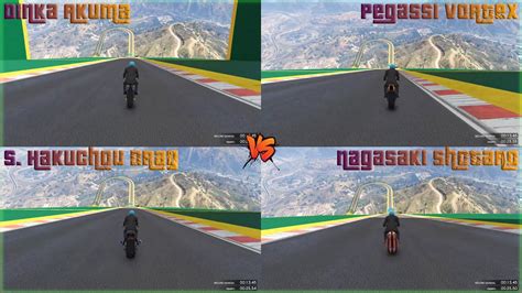 Cual es la MOTO MAS RÁPIDA de GTA 5 ONLINE 2020 CARRERAS ACROBÁTICAS