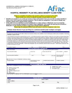 Aflac Cancer Claim Forms Print