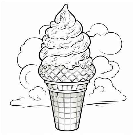 Dibujos De Helados Para Colorear