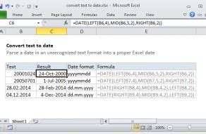 Extract Date From Text String Excel Formula Exceljet