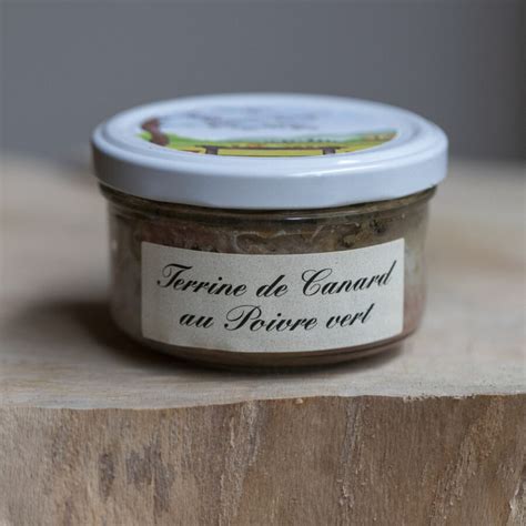 Terrine de Canard au Poivre vert La Fruitière