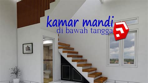 Rendering Kamar Mandi Dibawah Tangga V Ray Sketchup YouTube