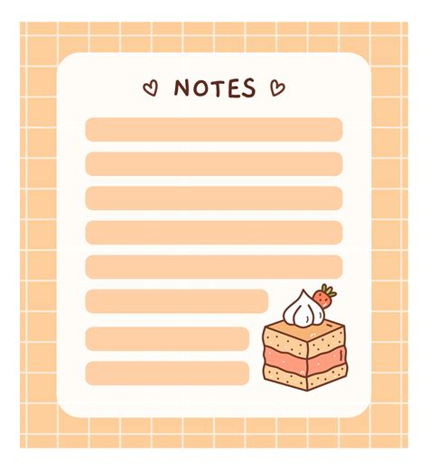 Cute Checklist Template