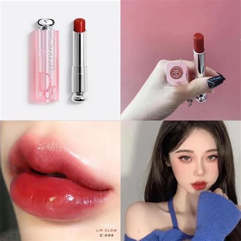 Son Dưỡng Dior Addict Lip Glow Dior 8 Mới Nhất Màu Đỏ Đất Vua Hàng Hiệu