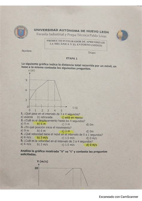 Pía física semestre 3 La Mecánica y el Entorno Studocu