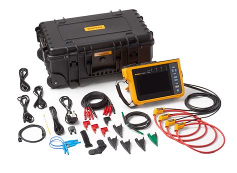 Fluke 1777 Three Phase Power Quality Analyzer With Current Probes And
