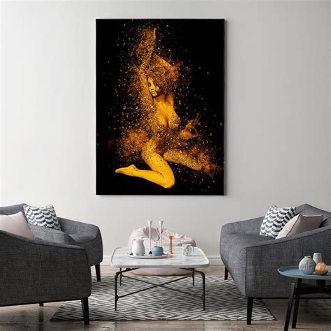 Tableau captivant de femme Décoration murale Feeby