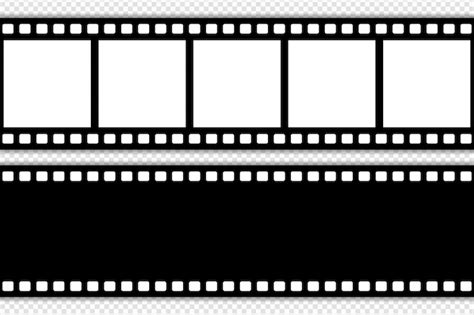 Plantilla de tira de película Vector Premium