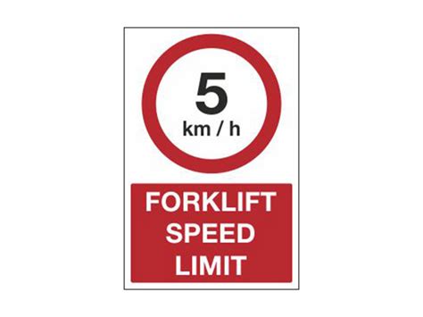 Forklift Speed Limit Km Traffic Signs Ubicaciondepersonas Cdmx Gob Mx