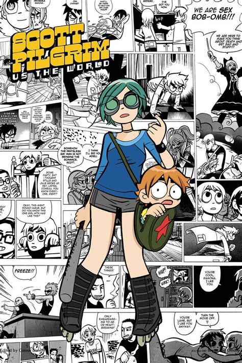 Scott Pilgrim Ramona Poster By Spectrecat Scott Pilgrim Comic Scott