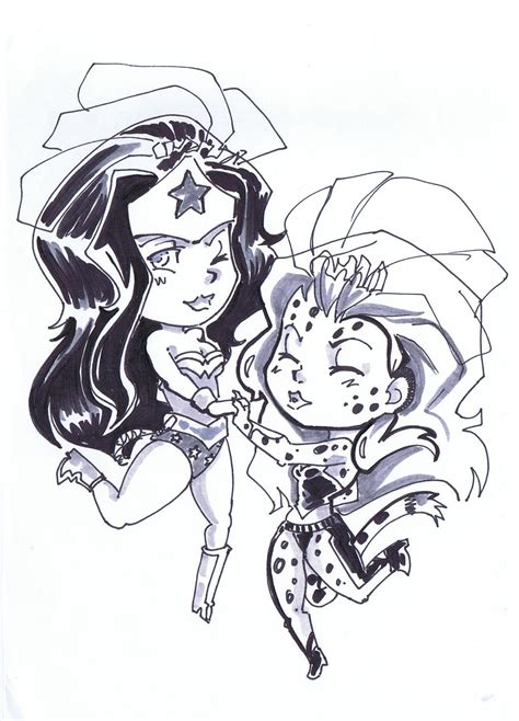 Wonder Woman Marries Cheetah By Jaw By Q99 On Deviantart