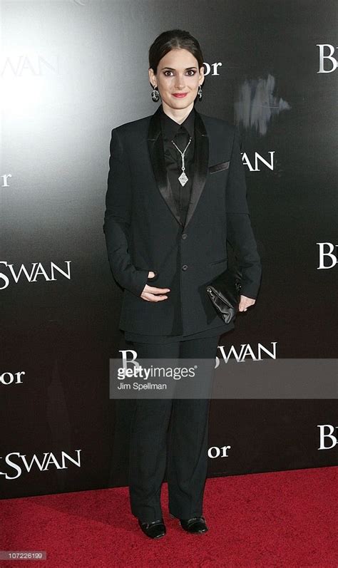 Actress Winona Ryder Attends The New York Premiere Of Black Swan At