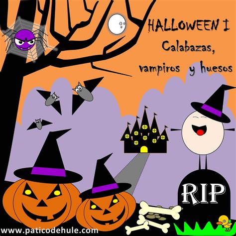 Cuento De Halloween Para Ni Os Calabazas Vampiros Y Huesos Patico
