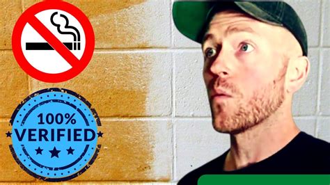 Effortless Cigarette Nicotine Stain Removal Diy Tips For Clean Walls