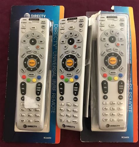 DIRECTV RC66RX IR RF Universal Remote Control Replacement Upgrade Lot