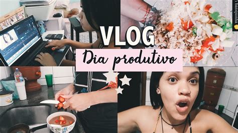 VLOG UM DIA PRODUTIVO COMIGO DIETA ORGANIZAÇÃO EDIÇÃO DE VÍDEO