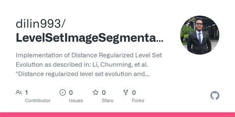 github dilin993 levelsetimagesegmentation implementation of distance regularized level set
