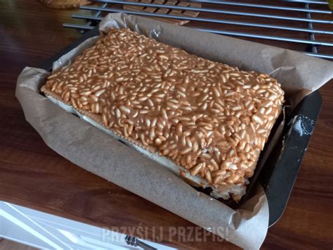 Ciasto Szyszkowy król z masą z mleka w proszku PrzyslijPrzepis pl