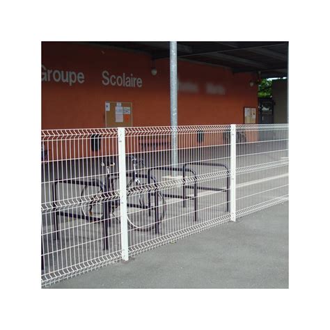 Kit clôture 2m50 panneau rigide poteau à clips Qualité Pro