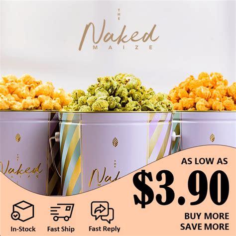 The Naked Maize Popcorn Chocolate Salted Caramel Tom Yam Seaweed