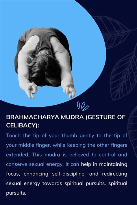 Brahmacharya Mudra Gesture Of Celibacy Hand Mudra And Their Meaning