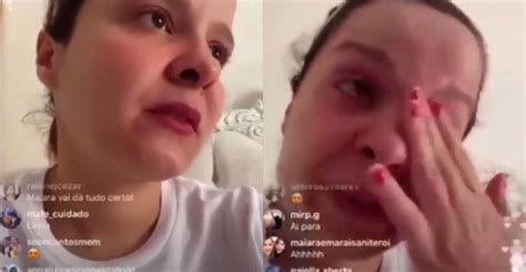 Aos prantos Maiara pede fim dos ataques após término Fernando Eu
