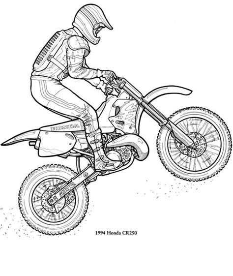 Kolorowanki Motocross Do Druku Dla Dzieci I Doros Ych
