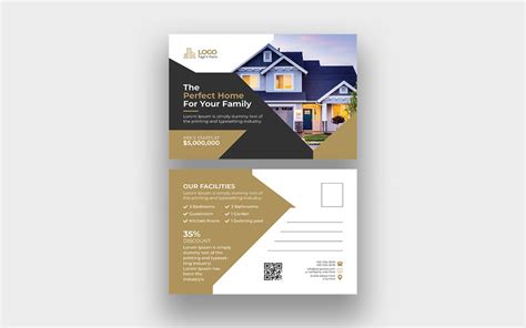 Real Estate Postcard Design Templatemonster