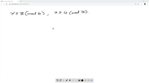 solved a solve the system of congruences 3 x 6 mod14 2x2 x 6 mod 35 b solve the