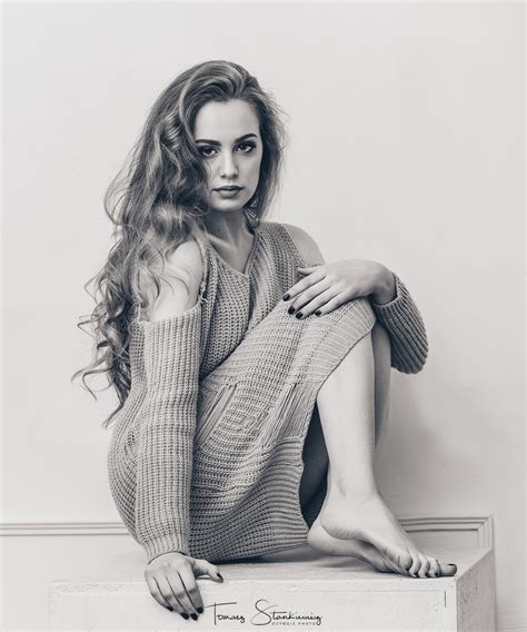 Wallpaper Women Model Blonde Long Hair Tomasz Stankiewicz Portrait Display Sweater