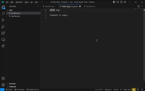 global marks throwing errors and not reusing existing tabs · issue 1223 · vscode neovim vscode