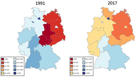 GDP Per Capita Of German States As Percent Of Maps On The Web