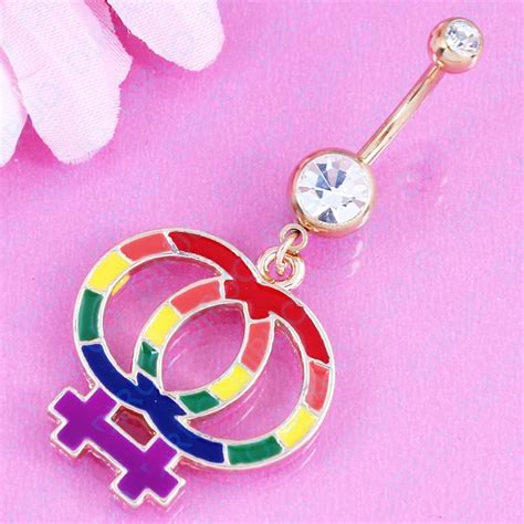 Ouro Rodada Botão piercing no umbigo anel da barriga body piercing