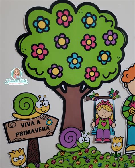 Painel Da Primavera Psicopedagoga Kamilla Stati