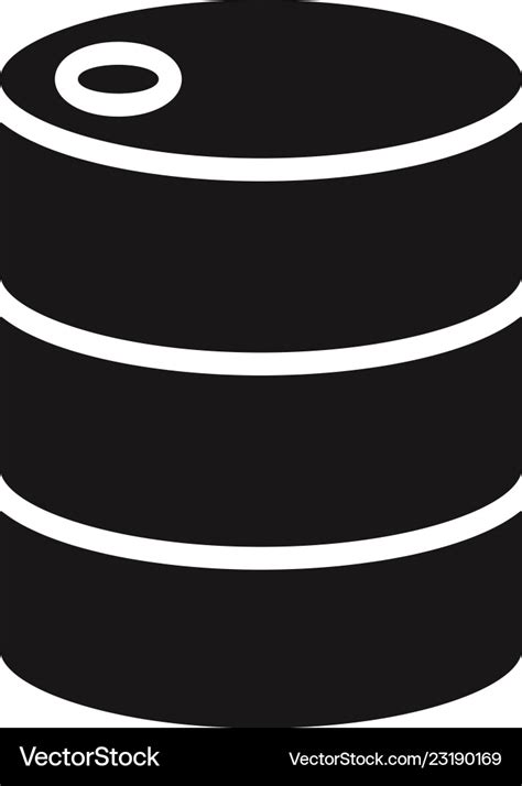 Oil Barrel Icon Royalty Free Vector Image Vectorstock