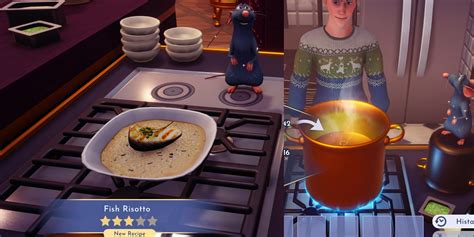 Disney Dreamlight Valley How To Make Fish Risotto