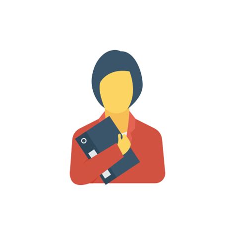 Icono De Empleado Dinosoft Flat