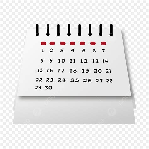 Gambar Clipart Kalender Datar Putih Kalender Seni Klip Clipart PNG