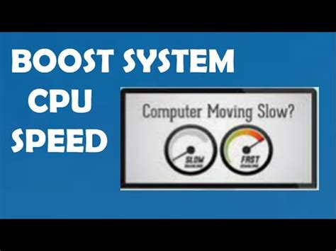 How To Boost Processor Or CPU Speed In Windows 10 For Free In Single