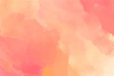 Premium Vector Peach Watercolor Background