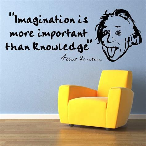 Citas Famosas Albert Einstein La imaginación es más Importante Que el