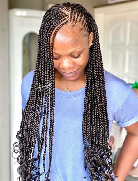 20 Attractive Natural Cornrow Braids Hairstyles For Black Women In 2022